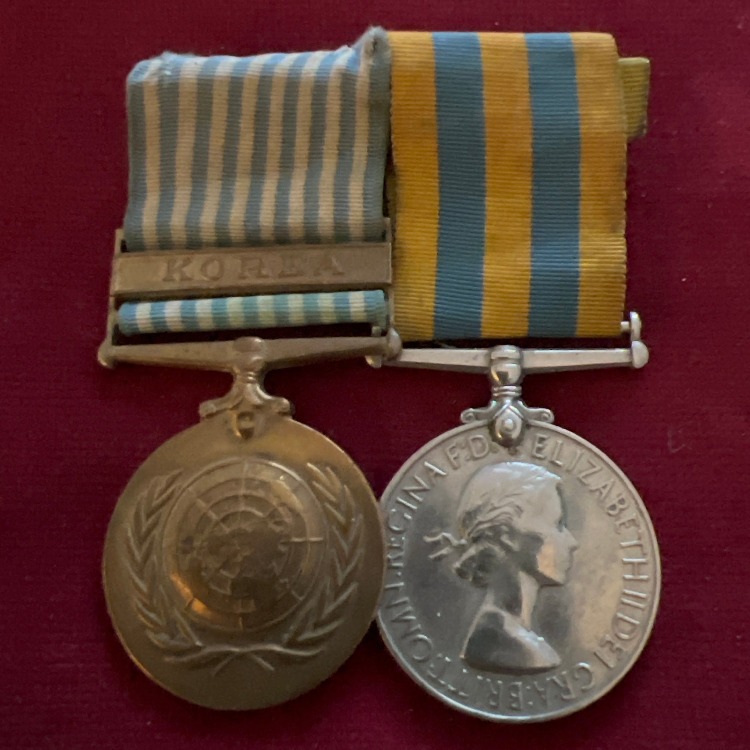 Korea pair to D/J.X Ordinary Seaman E. Hughes, Royal Navy ...