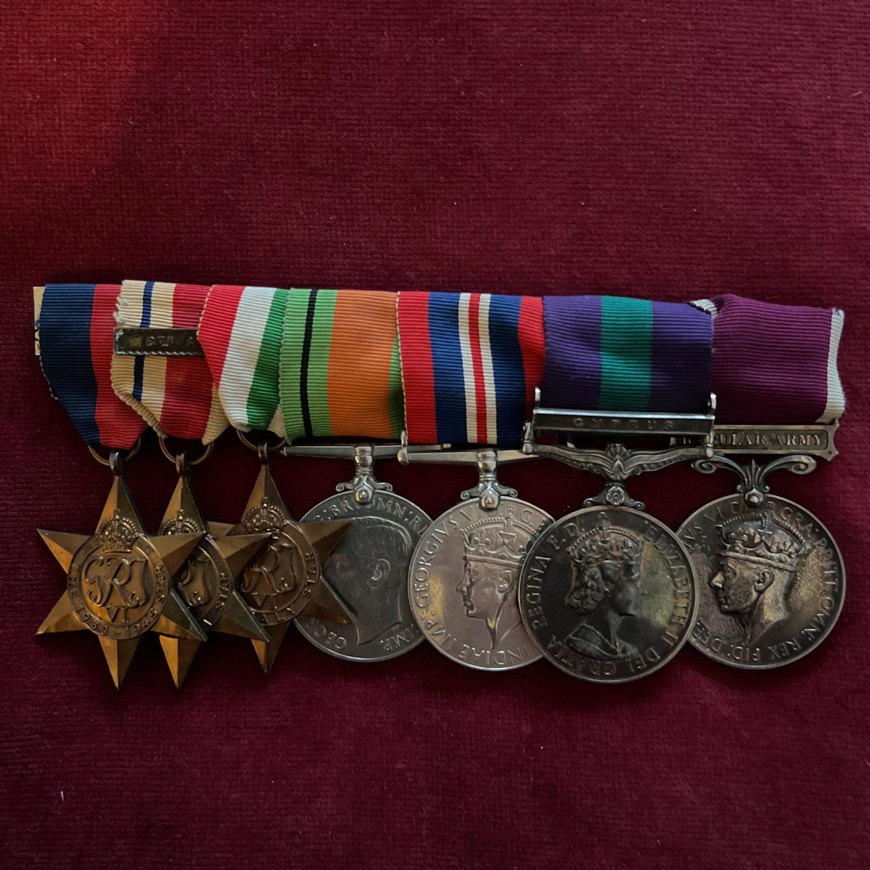 Group of 7 to Warrant Officer 1st class Captain F. P. Geehan, R.E.M.E ...