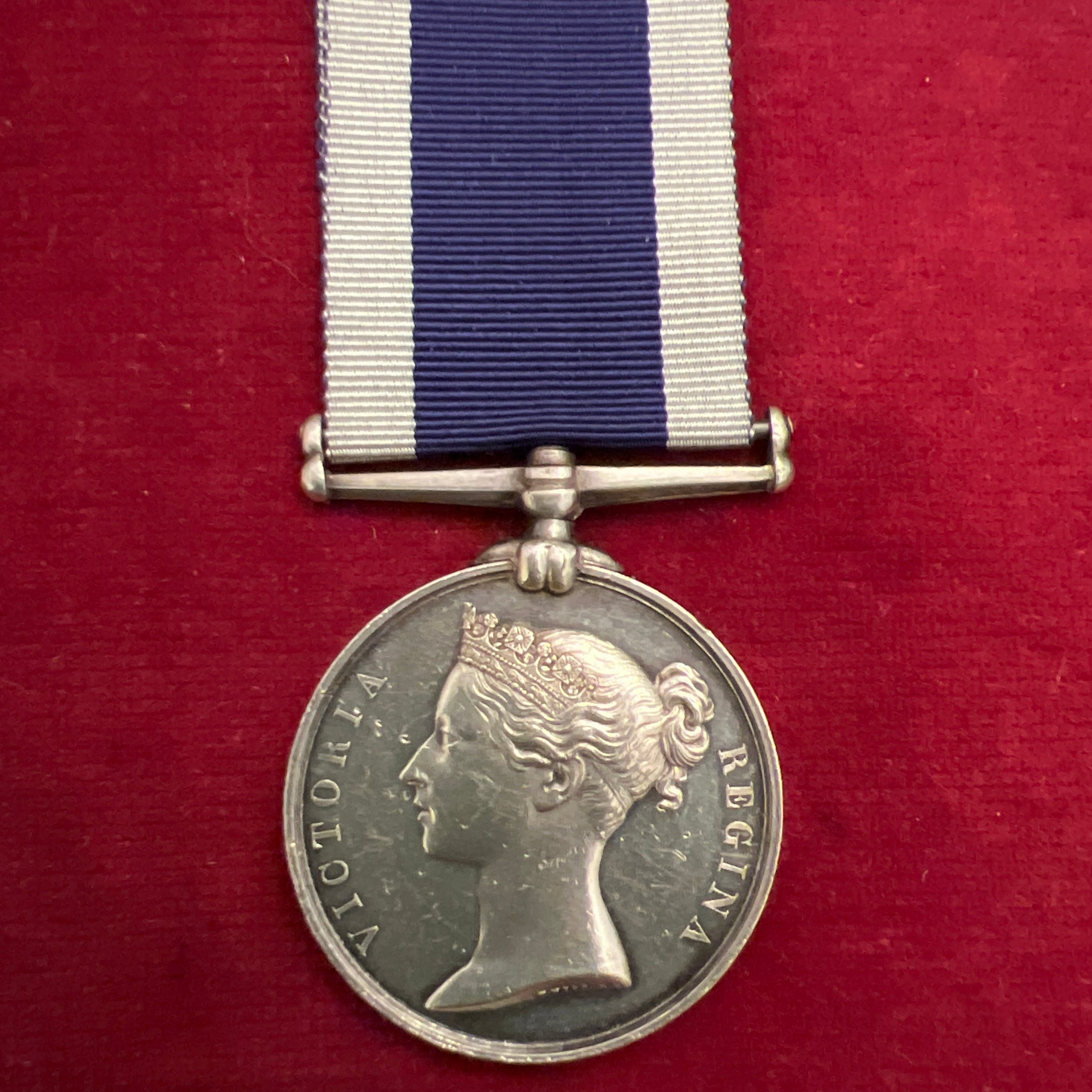 Naval Long Service & Good Conduct Medal, Victorian issue, engraved nam ...