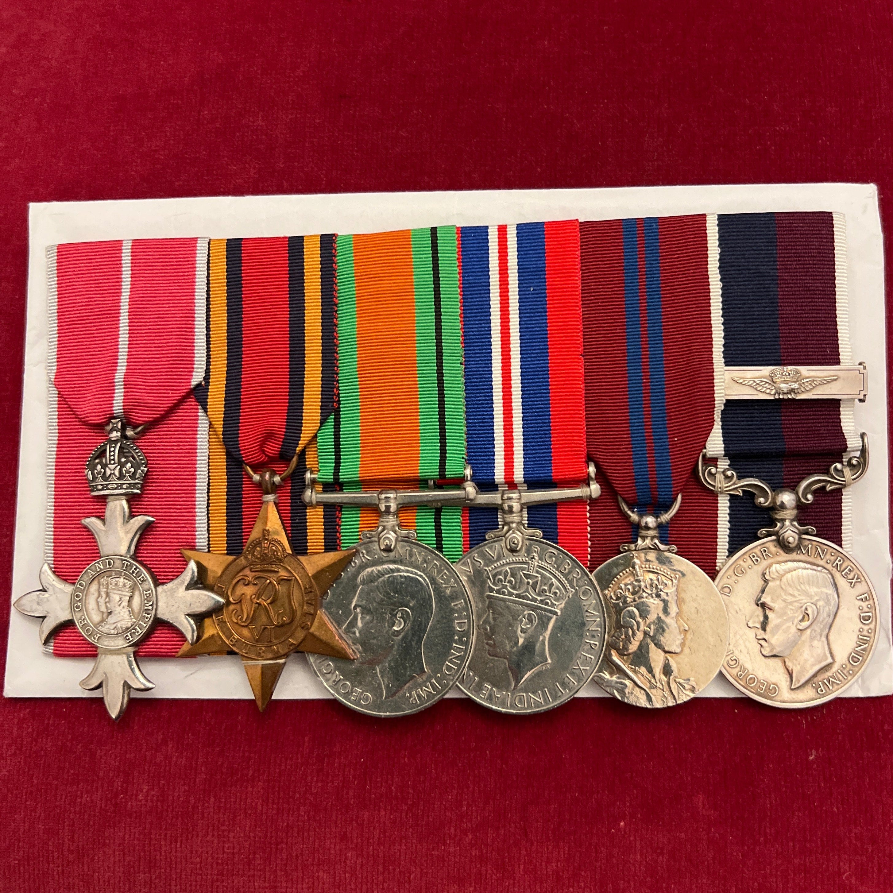 Group of 6 to MBE Warrant Officer Arthur Percival Pointing, RAF, RAF S ...