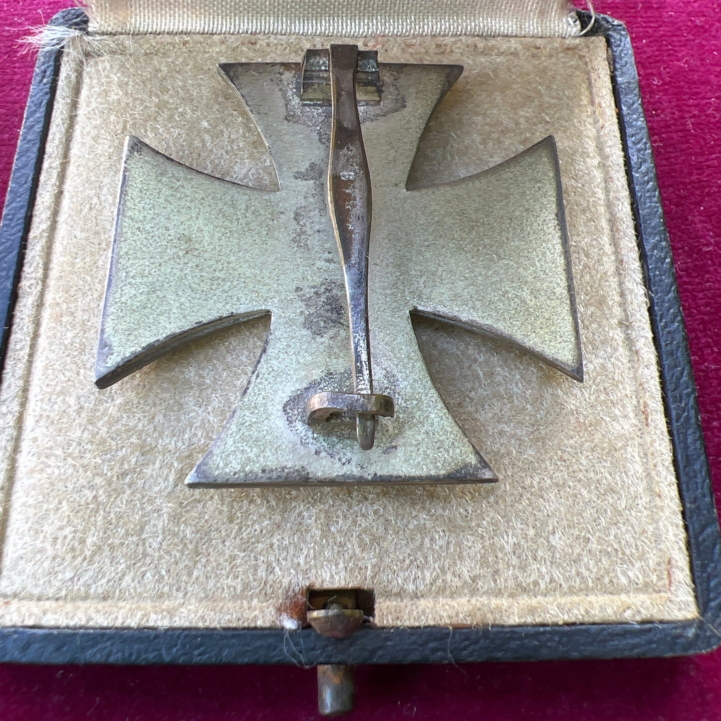 Nazi Germany, Iron Cross, maker marked number 4, in original case, a g ...