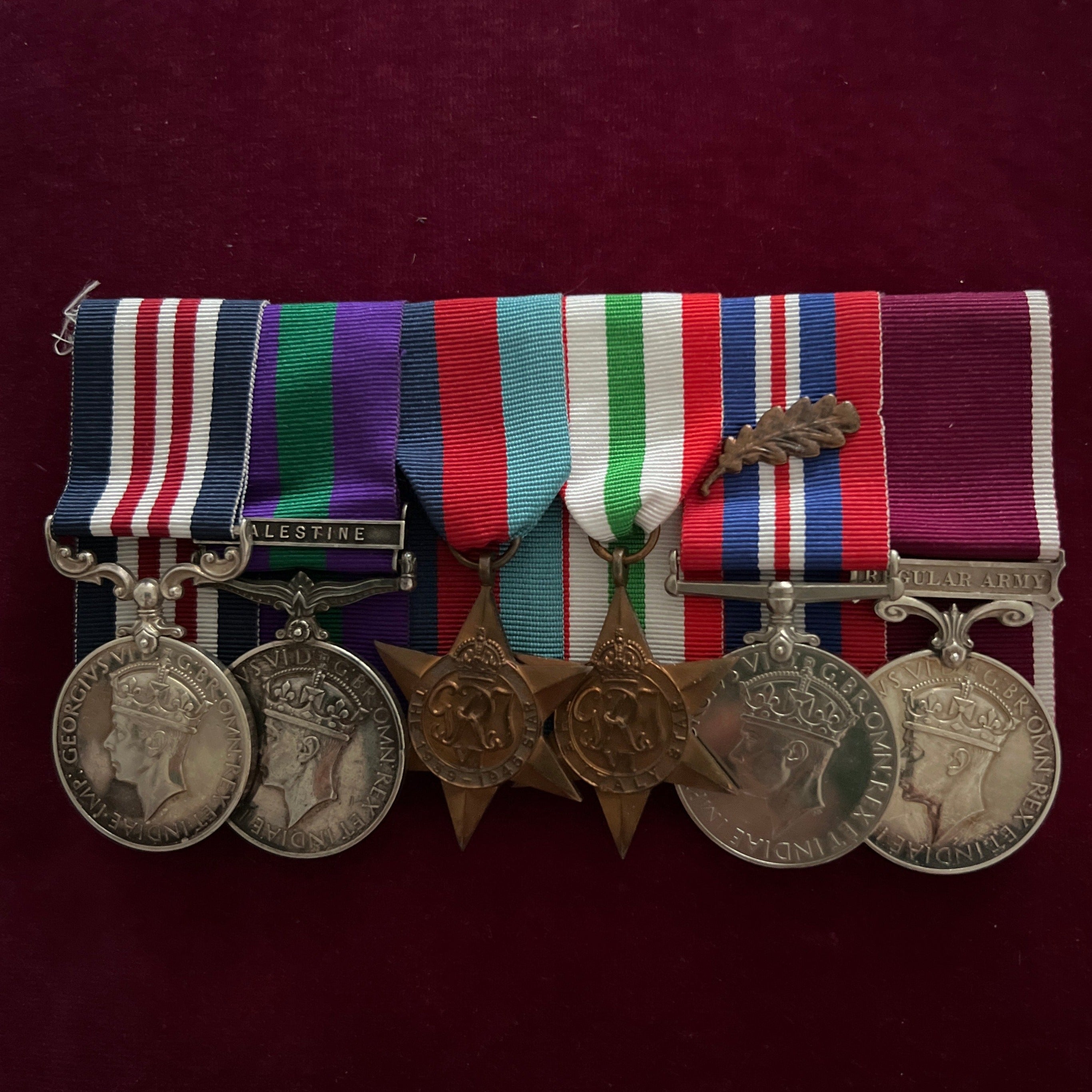 WW2 Sicily Military Medal group to Regimental Sergeant-Major Micheal R ...
