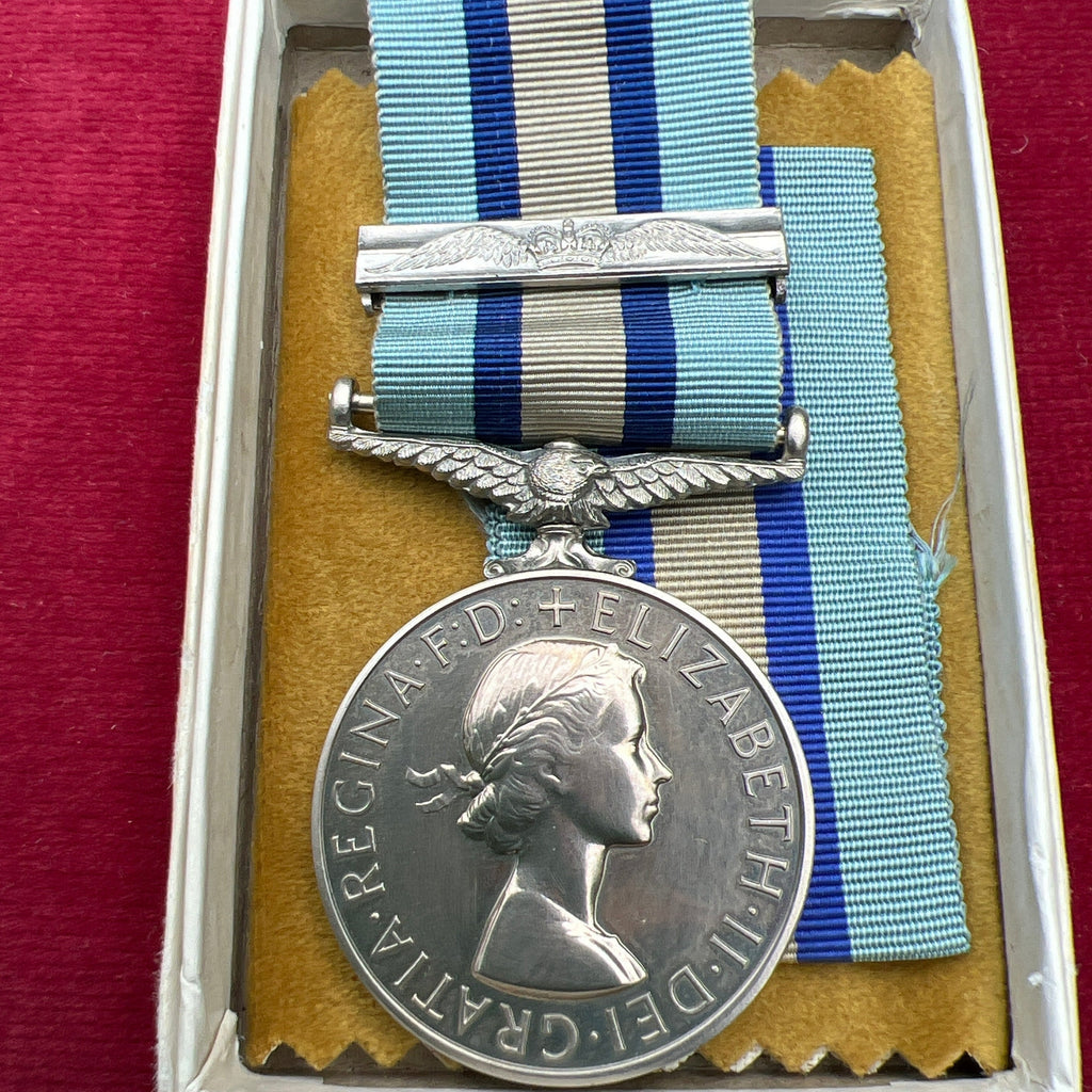 Royal Observer Corps Medal with bar to Chief Observer T. C. Walter, Ro ...