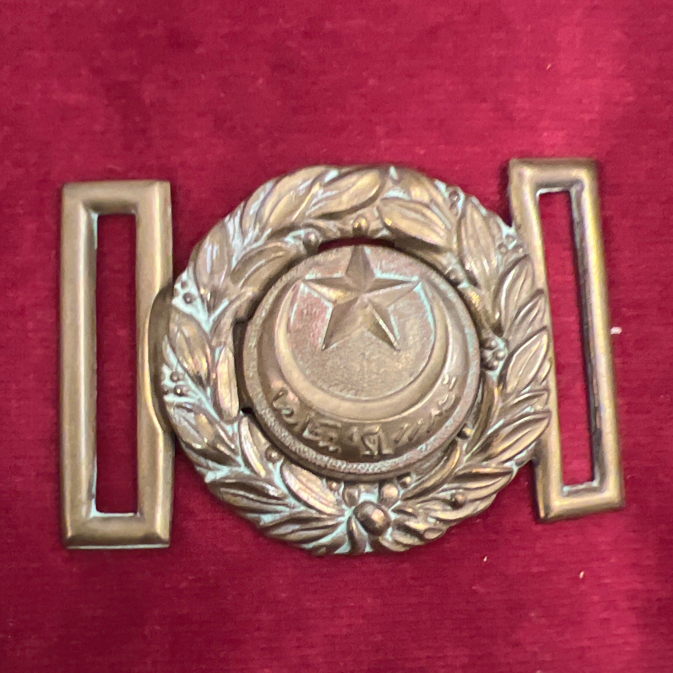 Turkey, WW1 belt buckle, 1914-18, officer, scarce – BuyMilitaryMedals.com