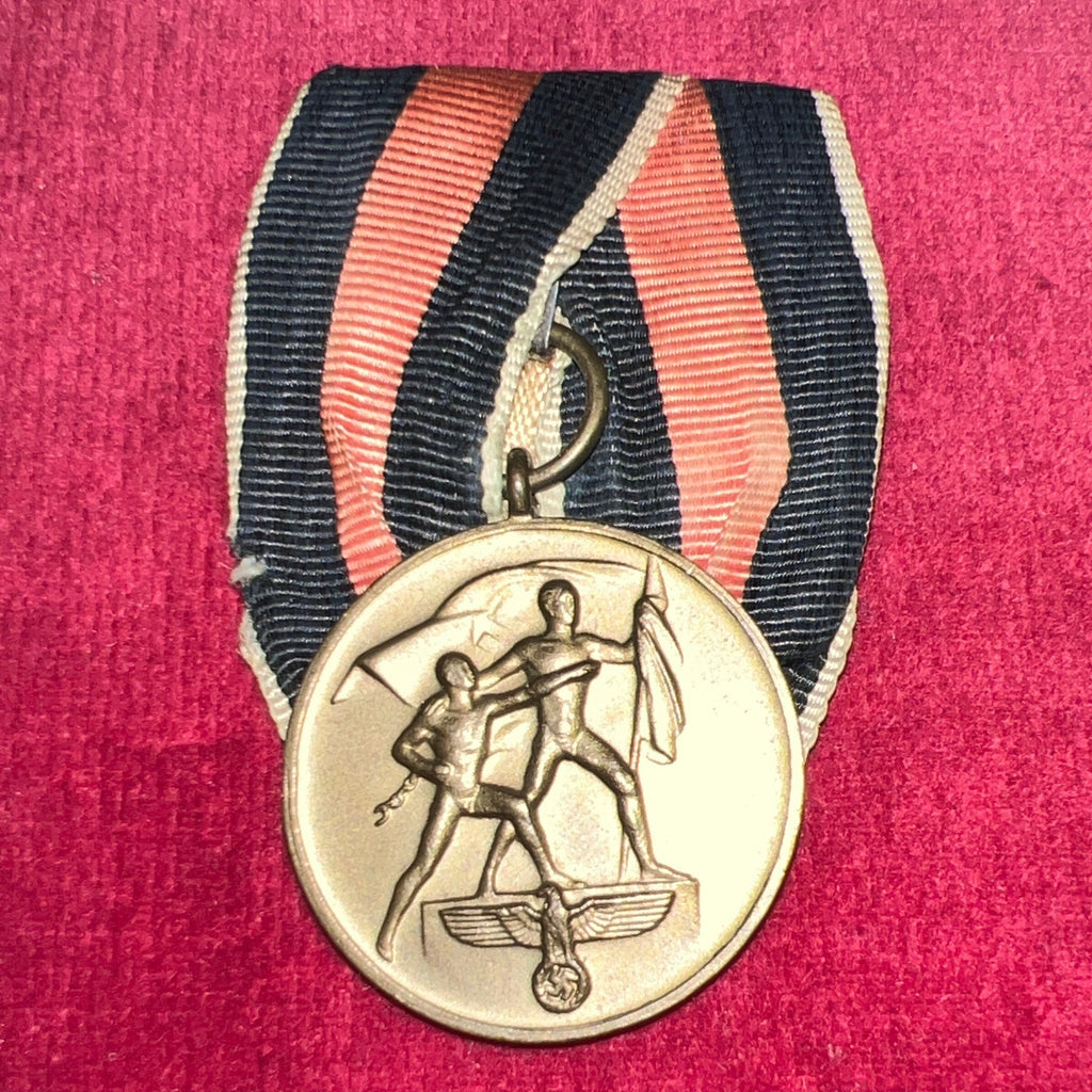 Nazi Germany, Entry Into Czechoslovakia Medal, 1st October 1938, court ...