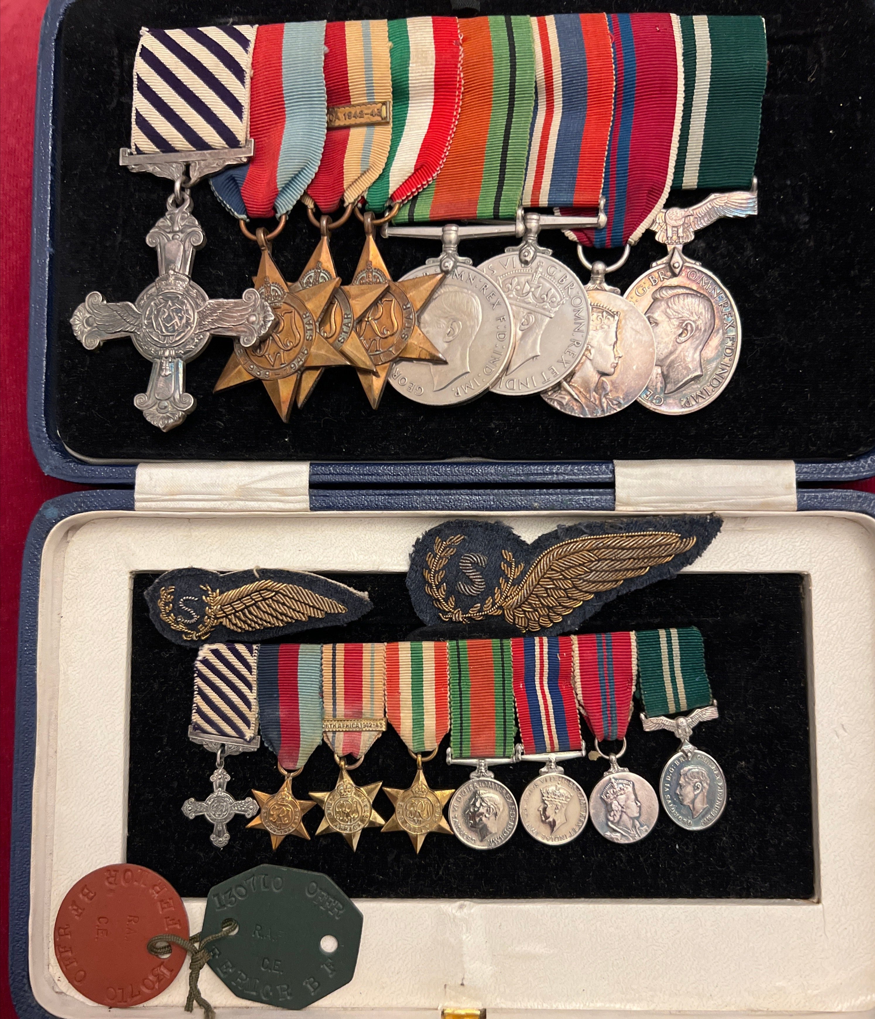 Distinguished Flying Cross group to Flying Officer Brian Frederick Fer ...