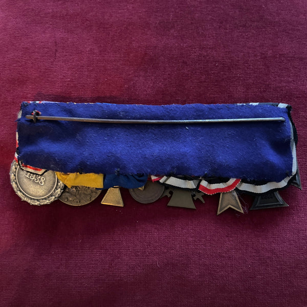 Germany, interesting group of 7: Iron Cross 1914-18, Nazi Cross of Mer ...