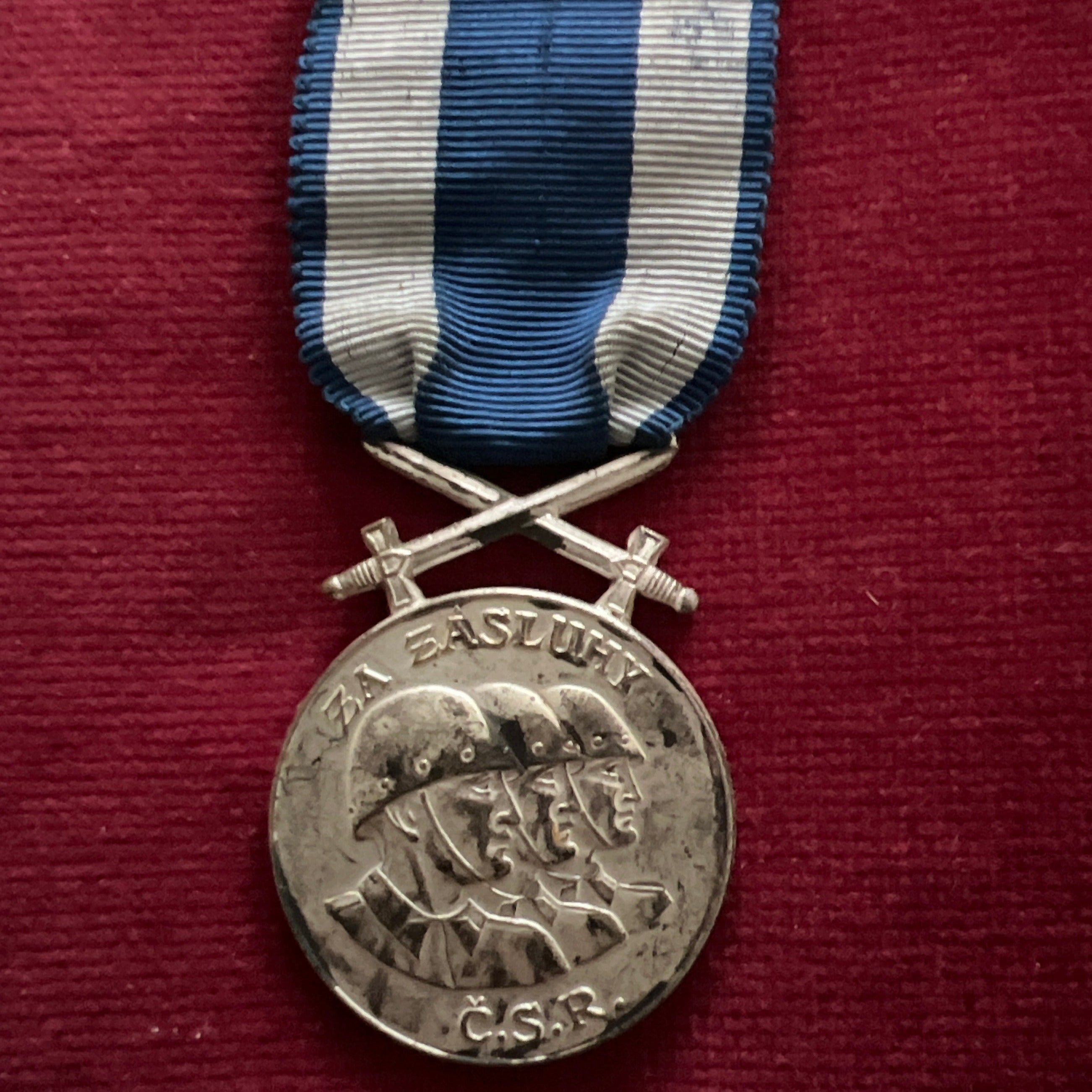 Czechoslovakia, Medal for Merit, 1st class, silver, WW2 ...