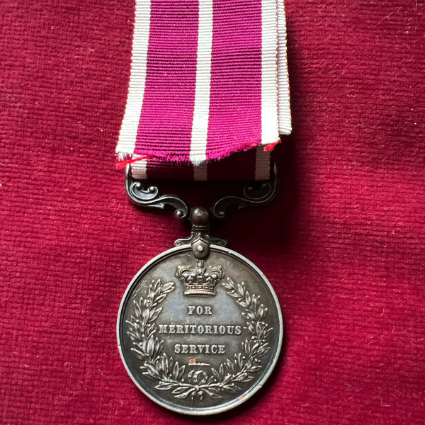 Meritorious Service Medal to Sergeant H. L. Buck, Royal Artillery ...