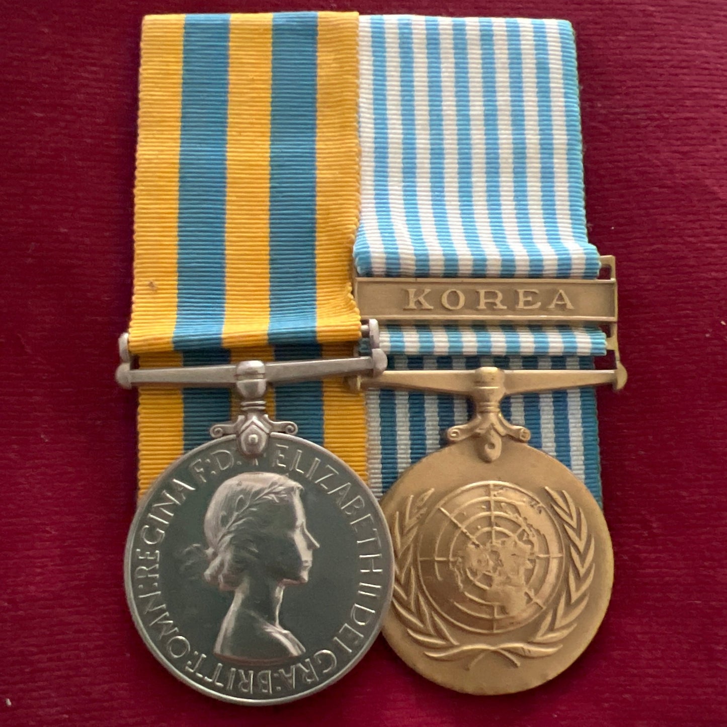 Korea pair to Gunner E. Ross, New Zealand Artillery, New Zealand named ...