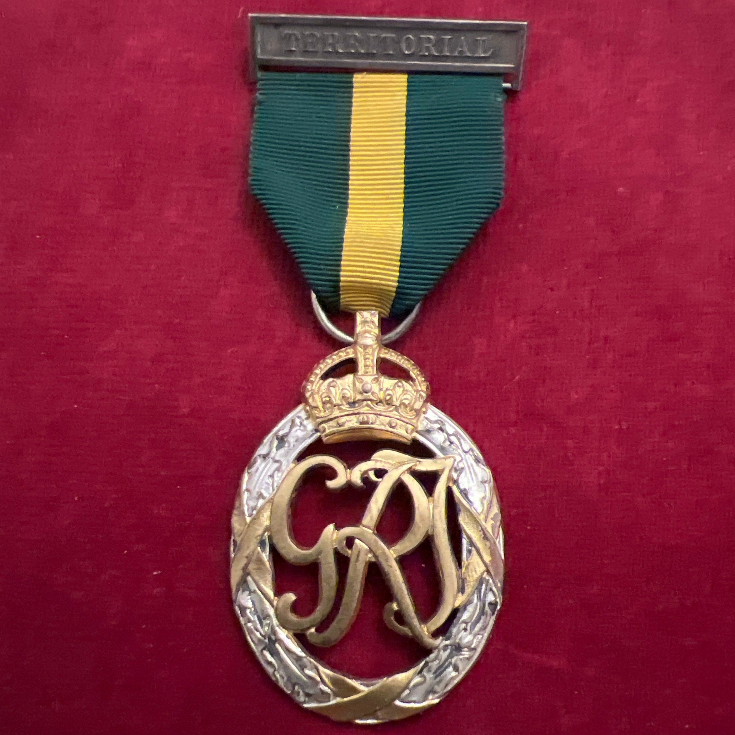 Efficiency Decoration (Territorial), GRI version, dated 1946 ...