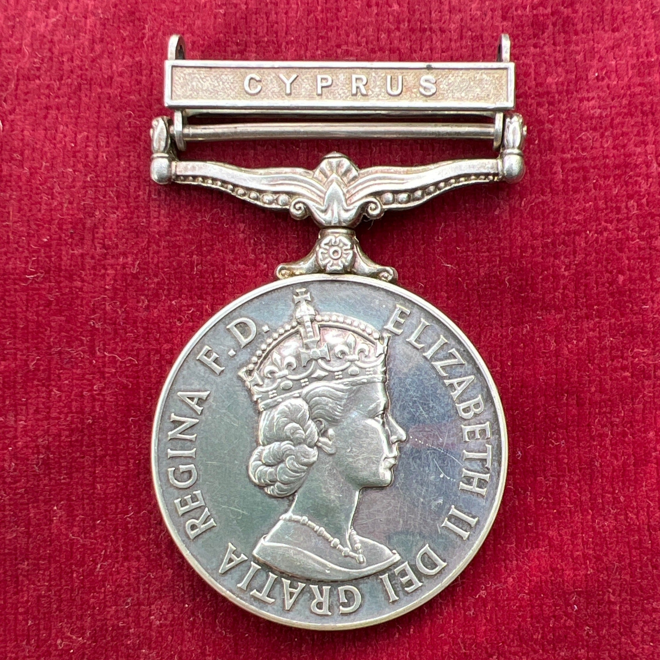 General Service Medal, Cyprus bar, to 22995212 Corporal A. R. Lambourn ...
