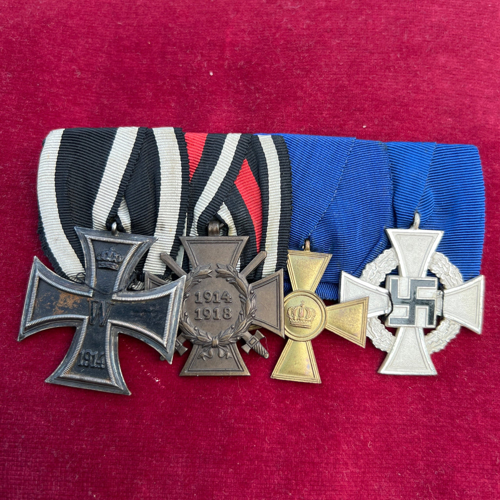 Germany, group of 4: Iron Cross 1914-18, Cross of honour, 25 Years Pru ...