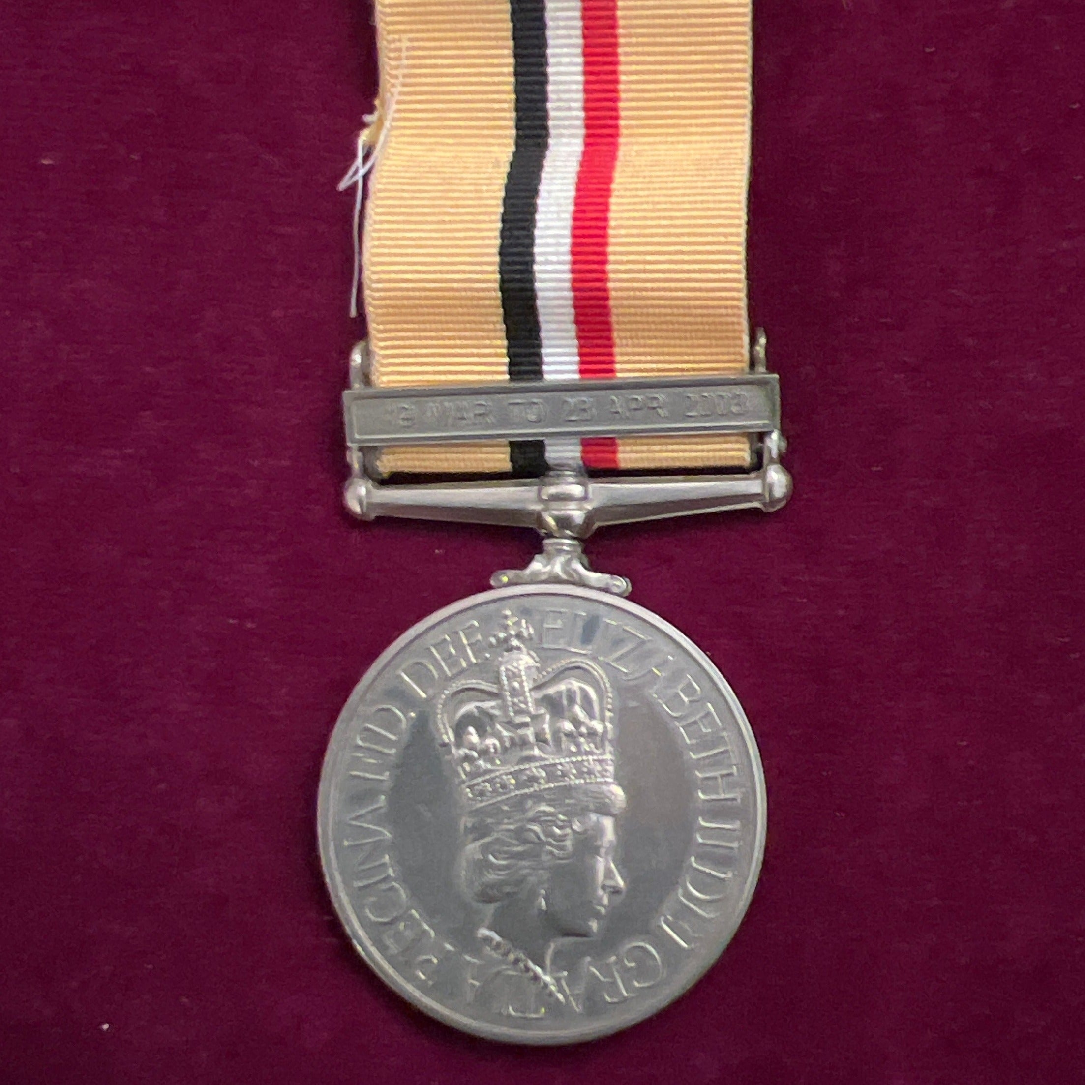 Iraq Medal with bar to 24534874 Corporal T. Nightingale, R.E.M.E ...