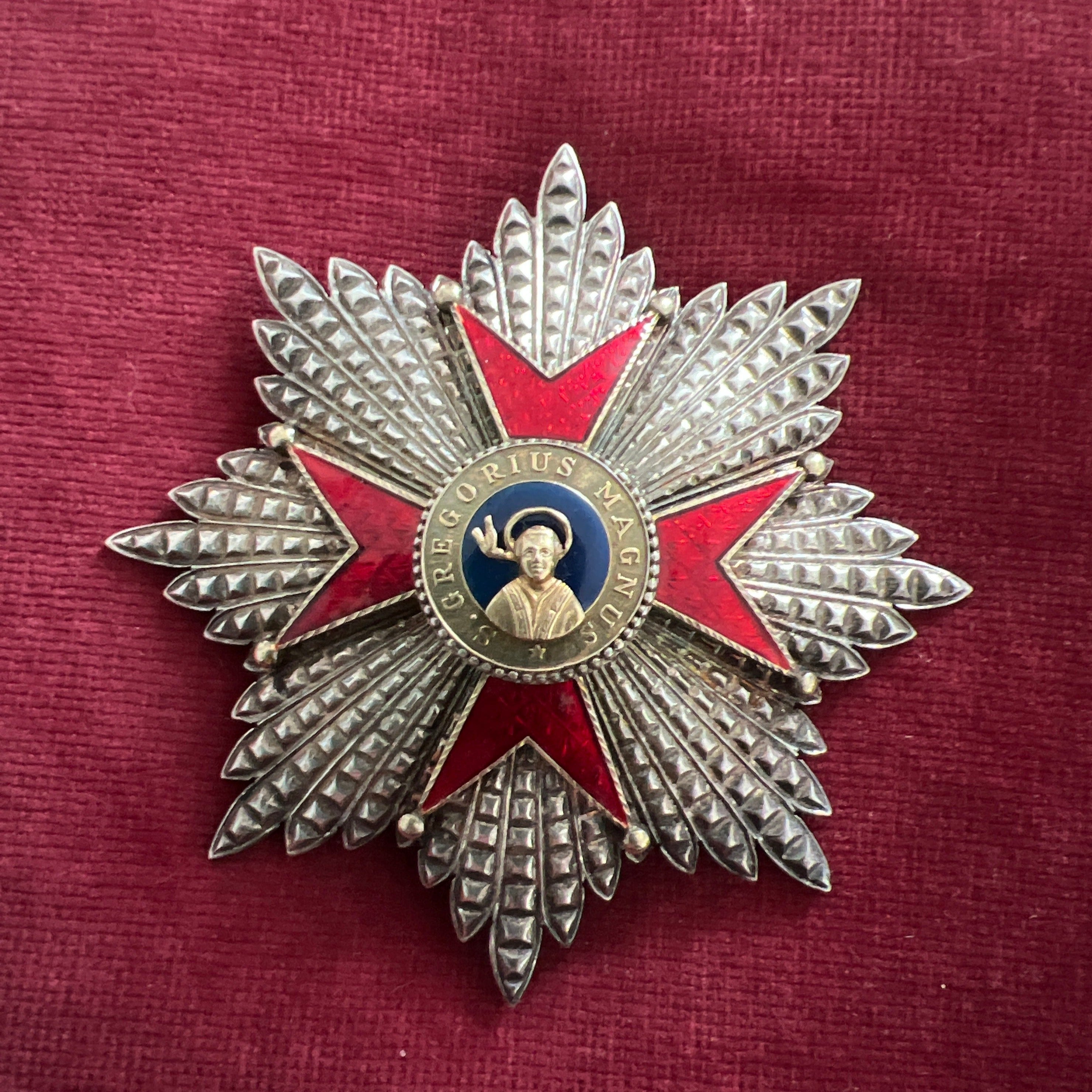 Vatican, Star of St Gregory, silver gilt, fine – BuyMilitaryMedals.com