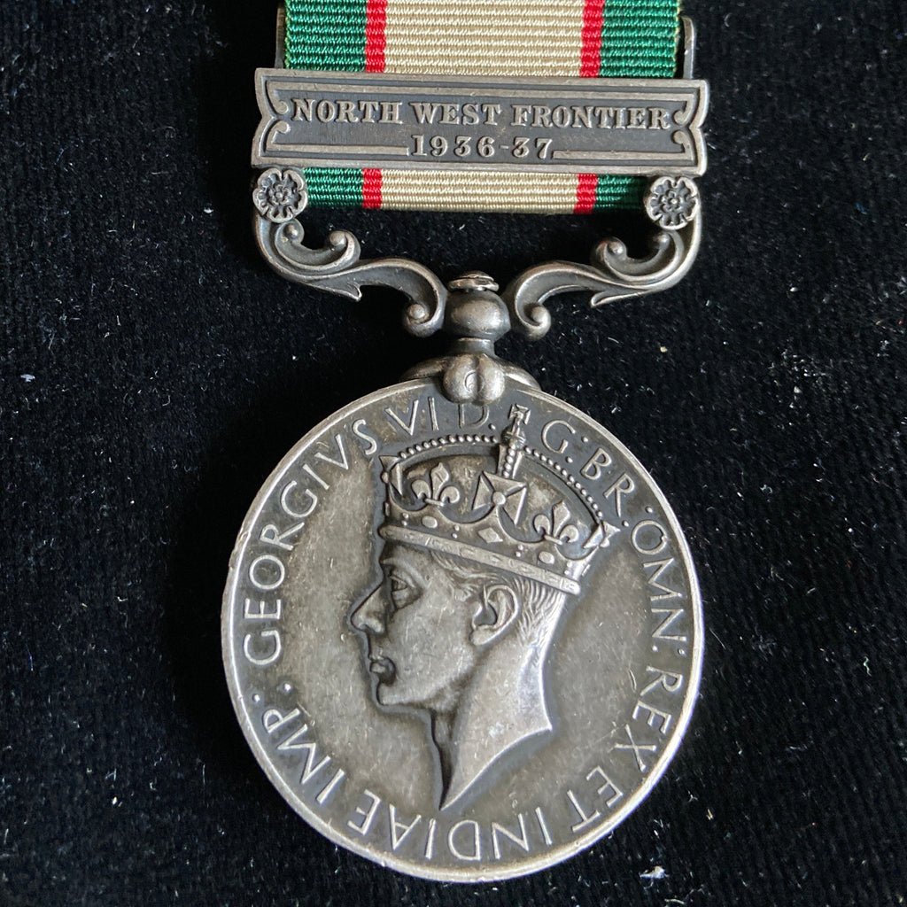 India General Service Medal, North West Frontier 1936-37 bar, to 1402 ...
