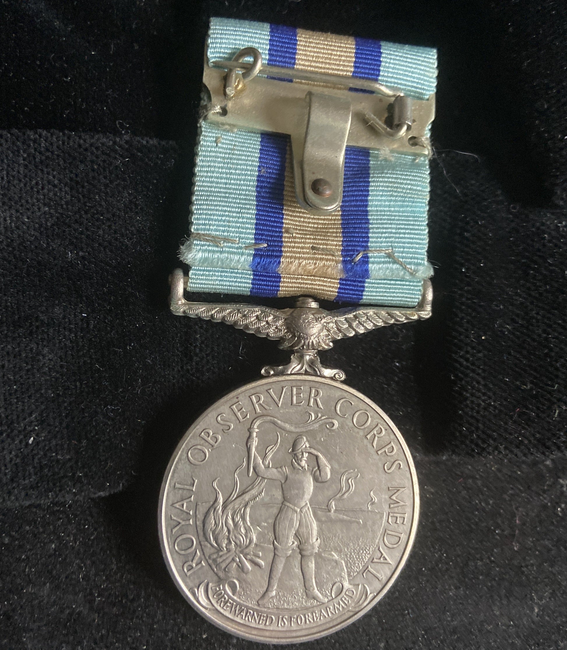 Royal Observer Corps Medal to Observer D. C. Merriman, 12 group, Brist ...
