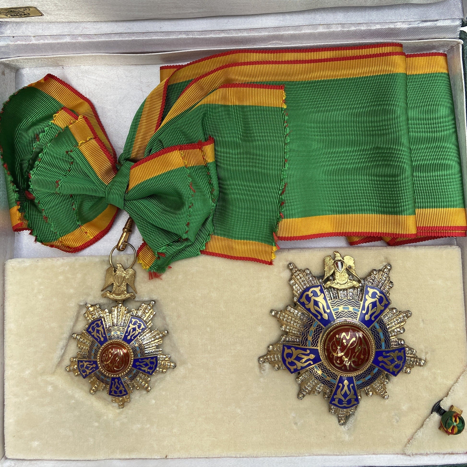 Egypt, Order of the Republic, Grand Cross set, for military & civil, i ...