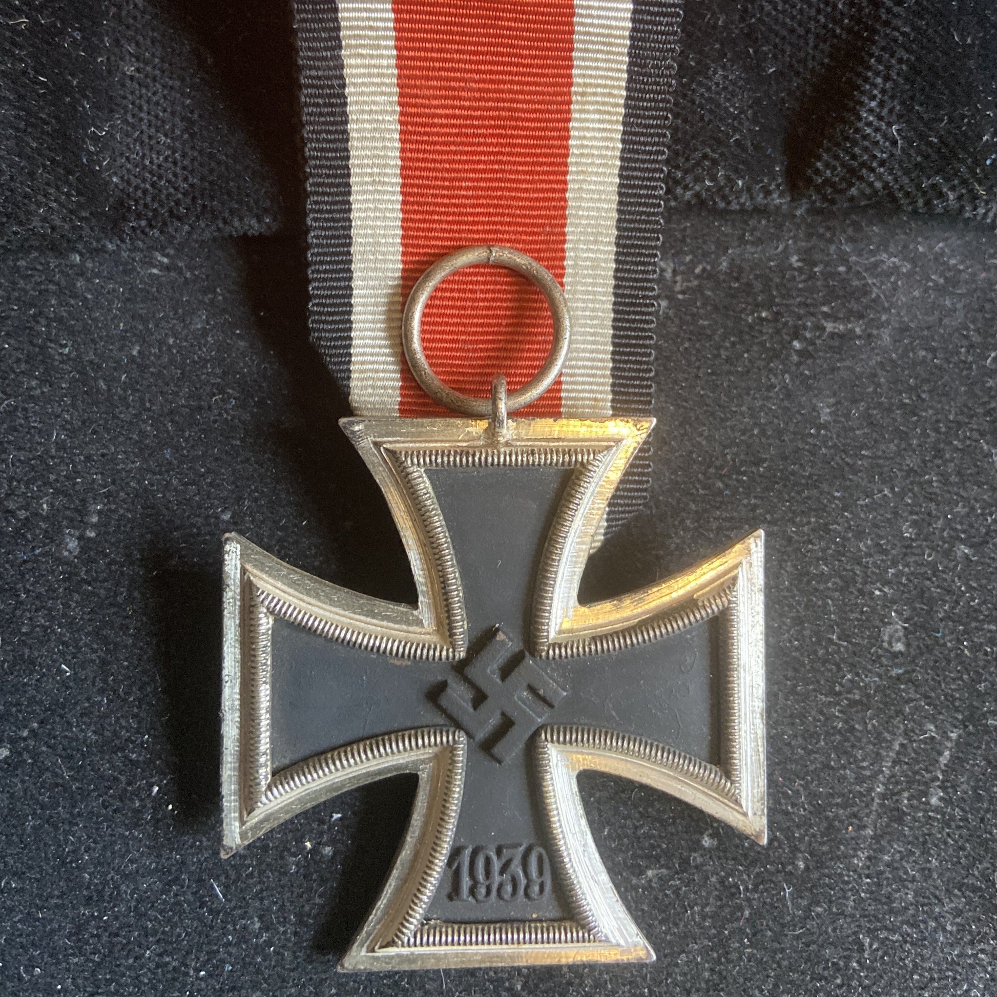 Nazi Germany, Iron Cross, no marks, with original ribbon ...