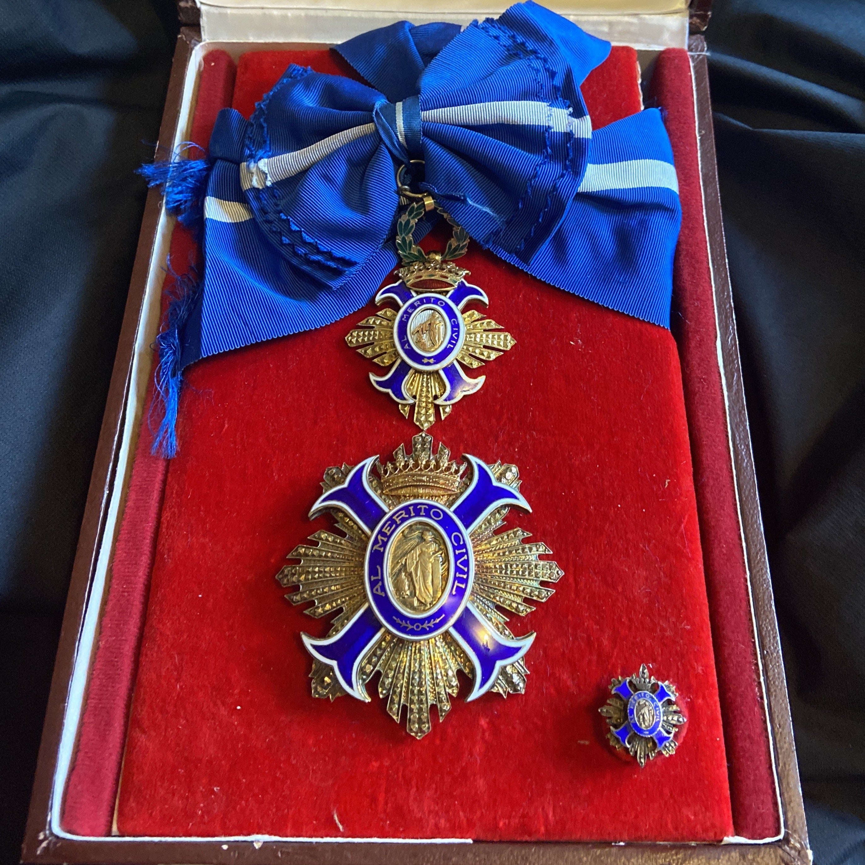 Spain, Order of Civil Merit, Grand Cross, a nice silver gilt 2 piece m ...