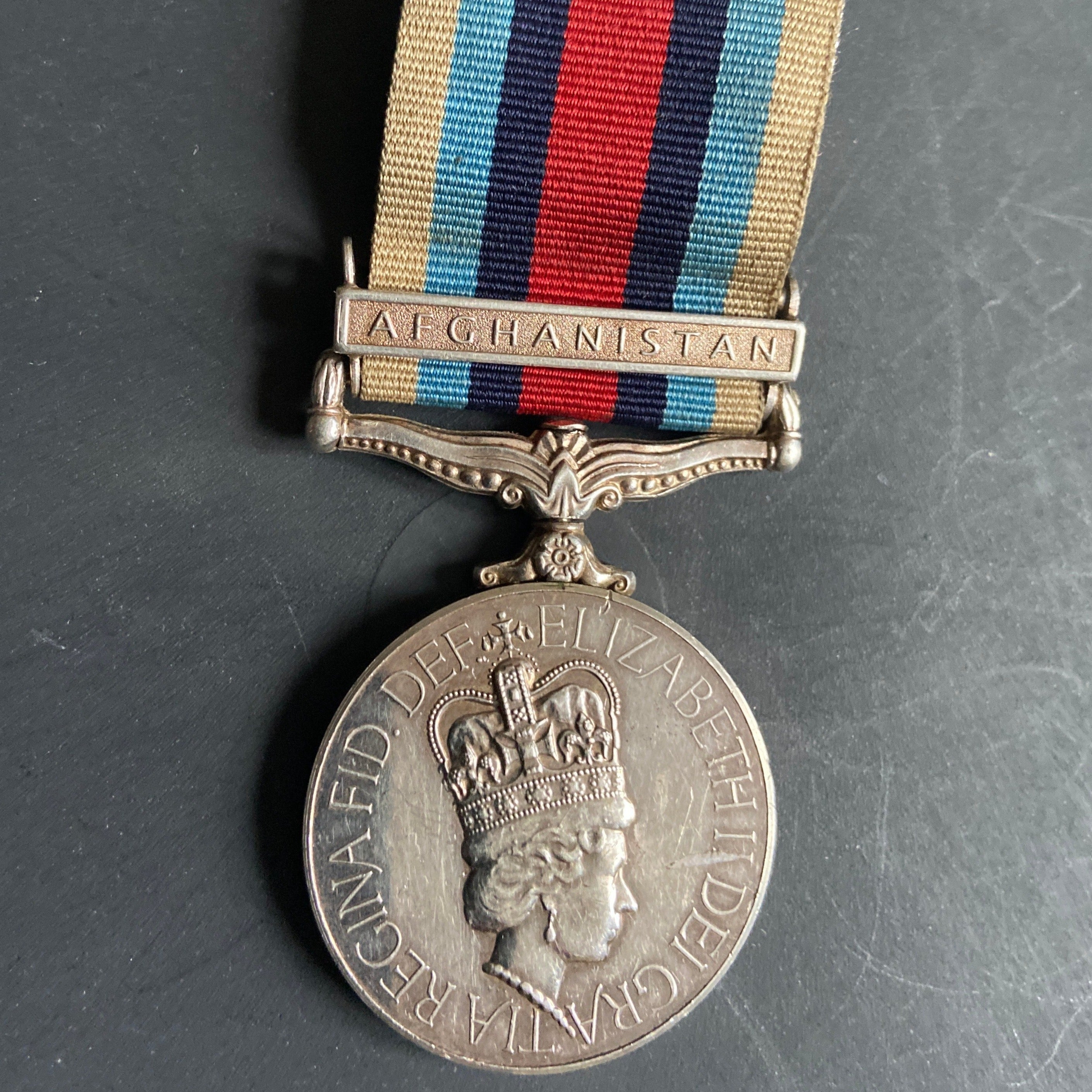 Operational Service Medal for Afghanistan, Afghanistan clasp, to Senio ...