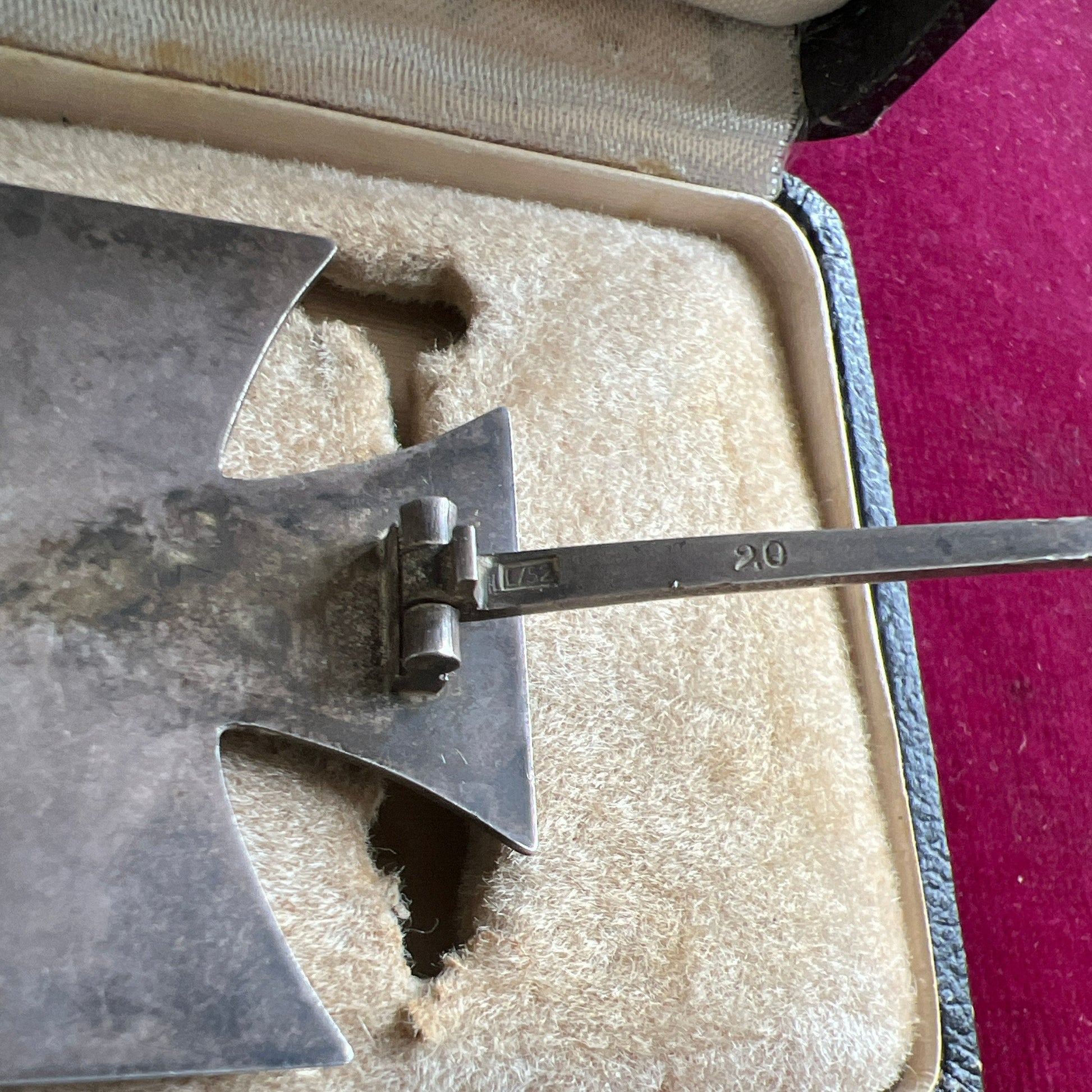 Nazi Germany, Iron Cross, 1st class, marked no.20, in original case, a ...