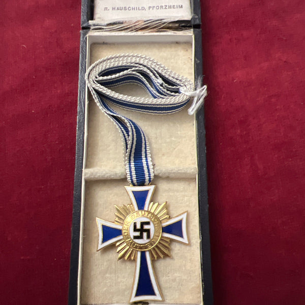 Nazi Germany, Mother's Cross, 1st class, with full ribbon, in original ...