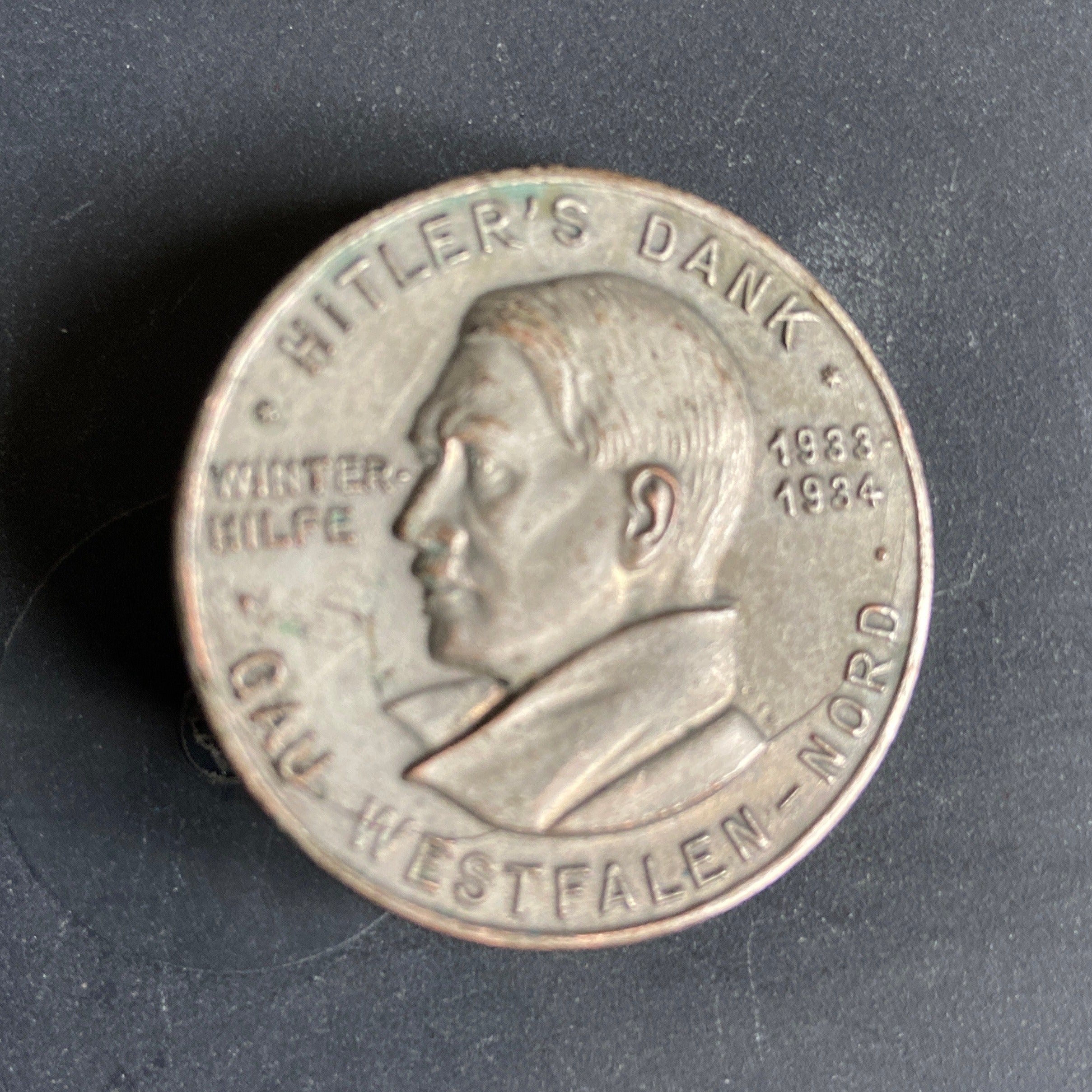 Nazi Germany, Hitler's Day rally badge, Westfalen, 1933- 1934 ...