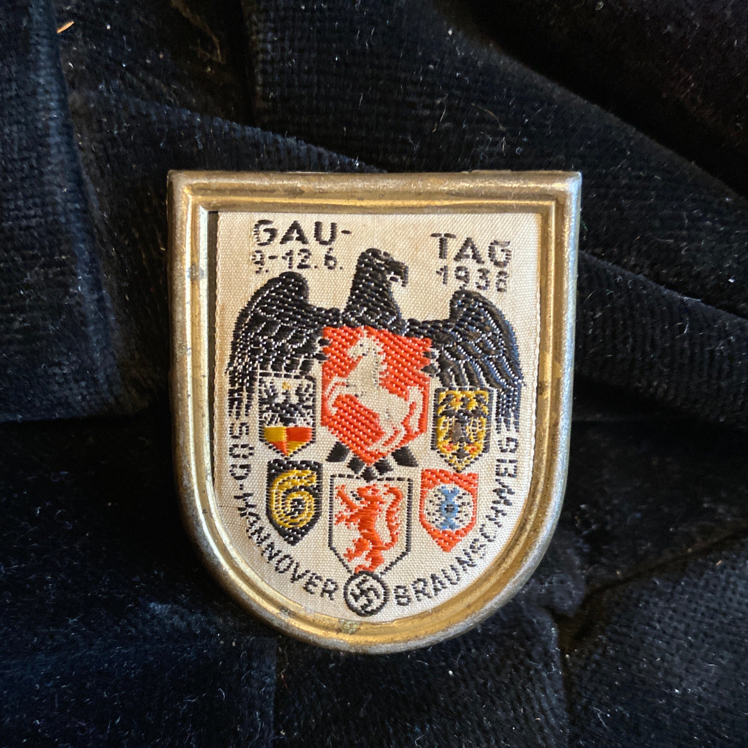 Nazi Germany, Gau-Tag rally badge, Hannover 09-12 June 1938 ...