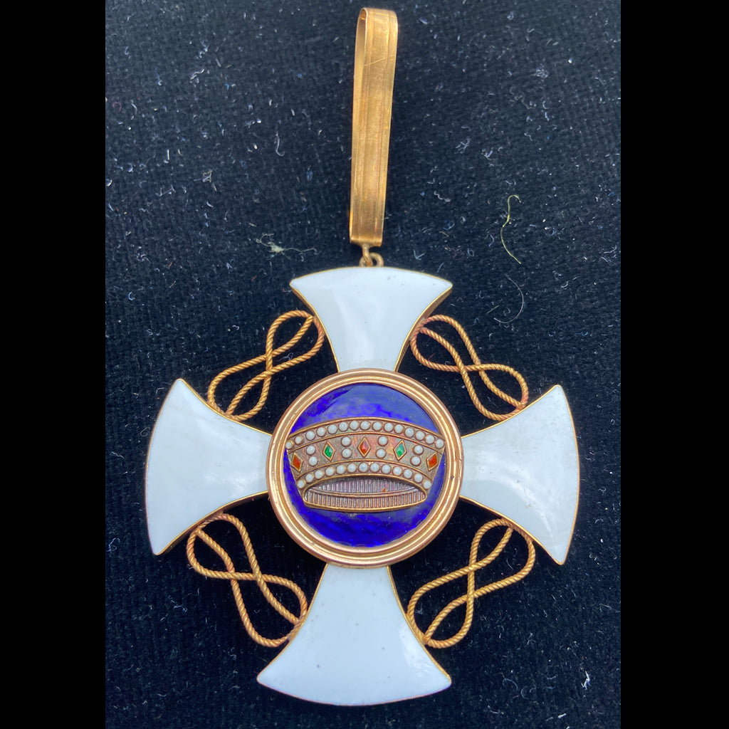 Italy, Order of the Crown of Italy, commander, gold, pre-war type ...